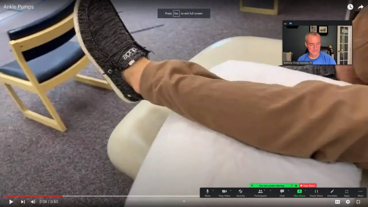 Best Ankle Pumps Exercise Video 3 Tips After Total Knee Replacement Best Ankle Pumps Exercise Video 3 Tips After Total Knee Replacement